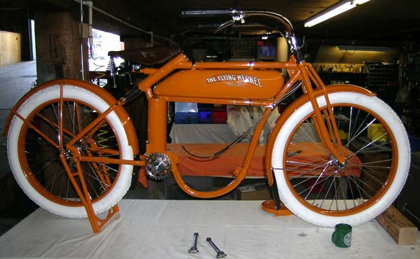 David Wilson Industries 1914 Flying Merkel Motorcycle Restoration